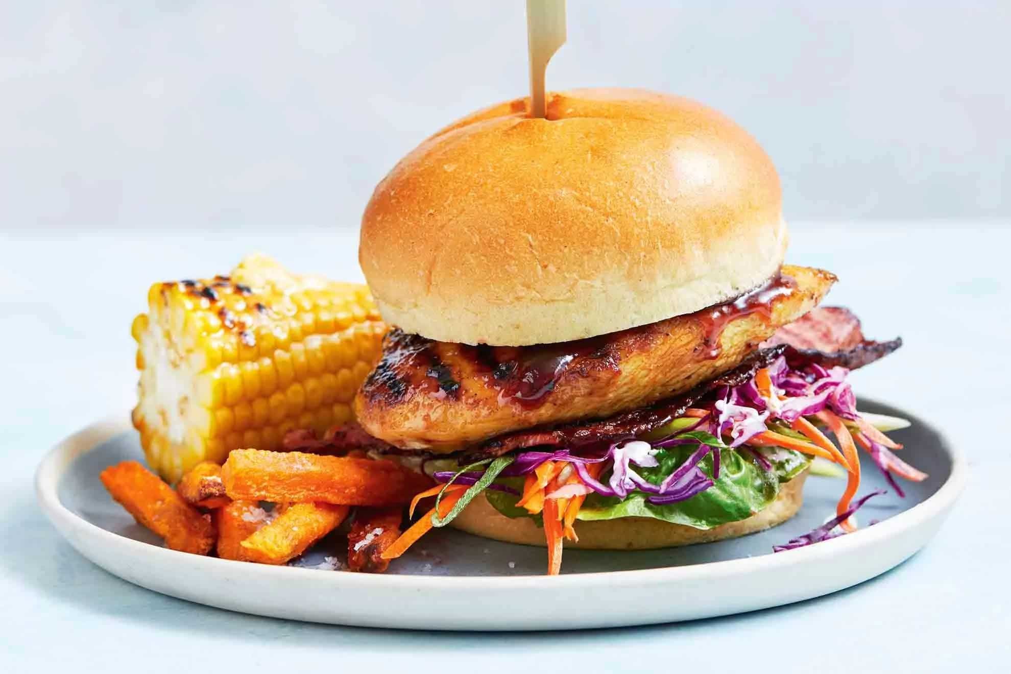 How to make Smoky Maple Chicken Burgers Recipe