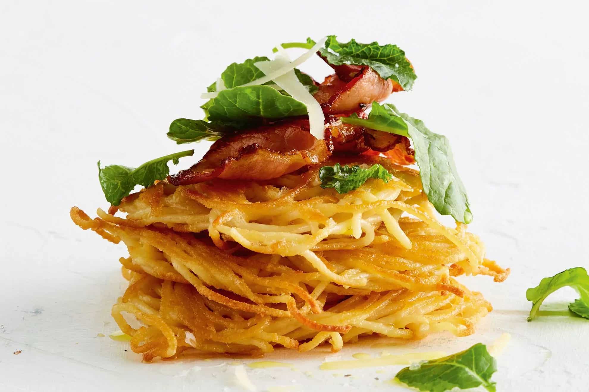 How to make Spaghetti Carbonara Fritters Recipe