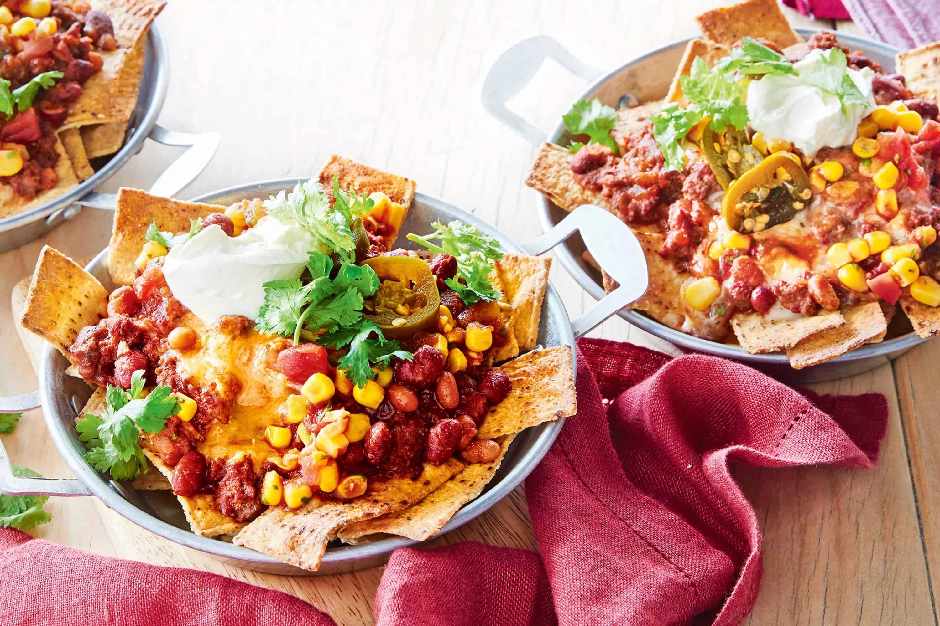 How to make Spicy Beef And Bean Nachos Recipe