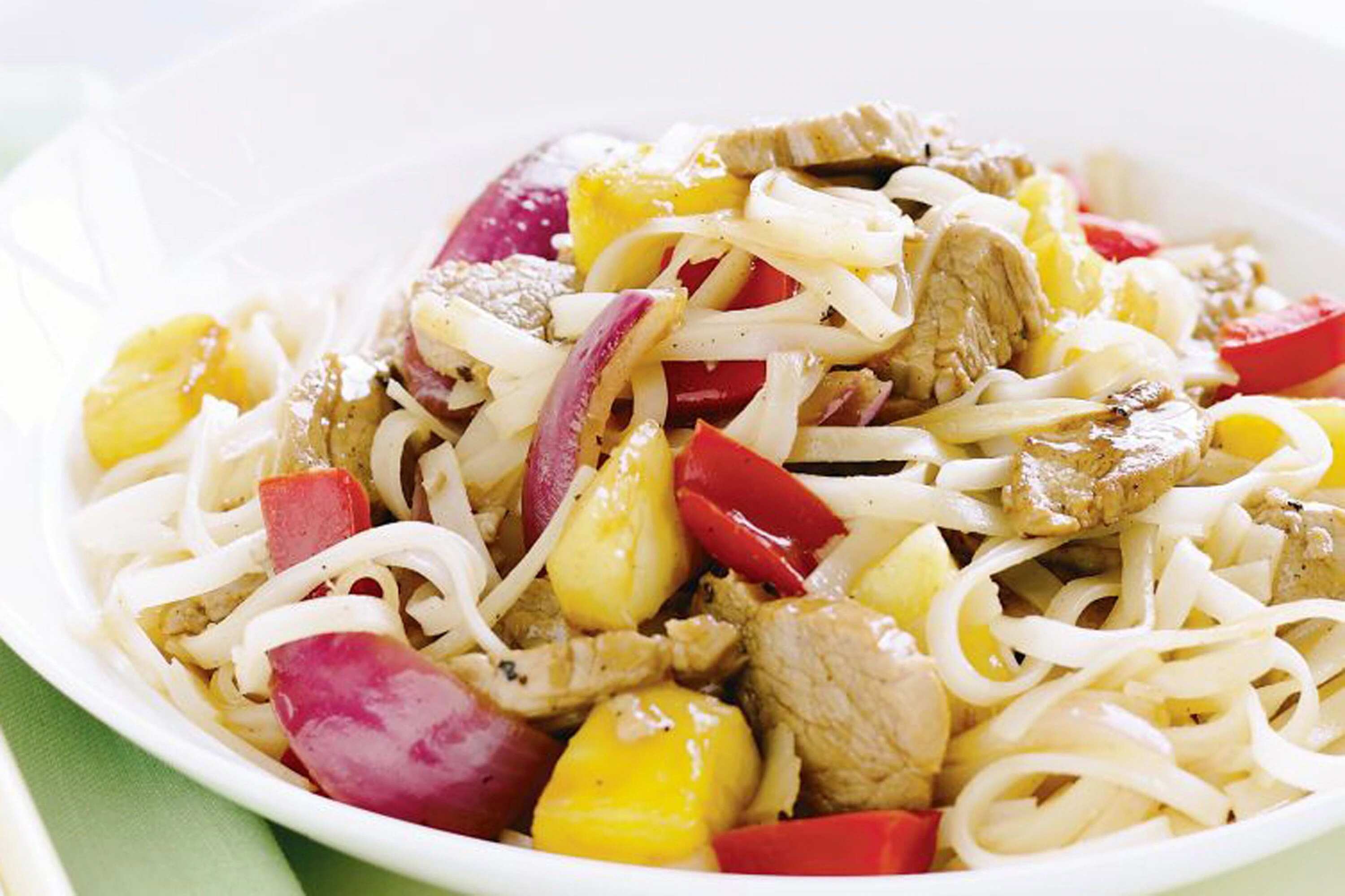 How to make Sweet And Sour Pork Rice Noodles Recipe