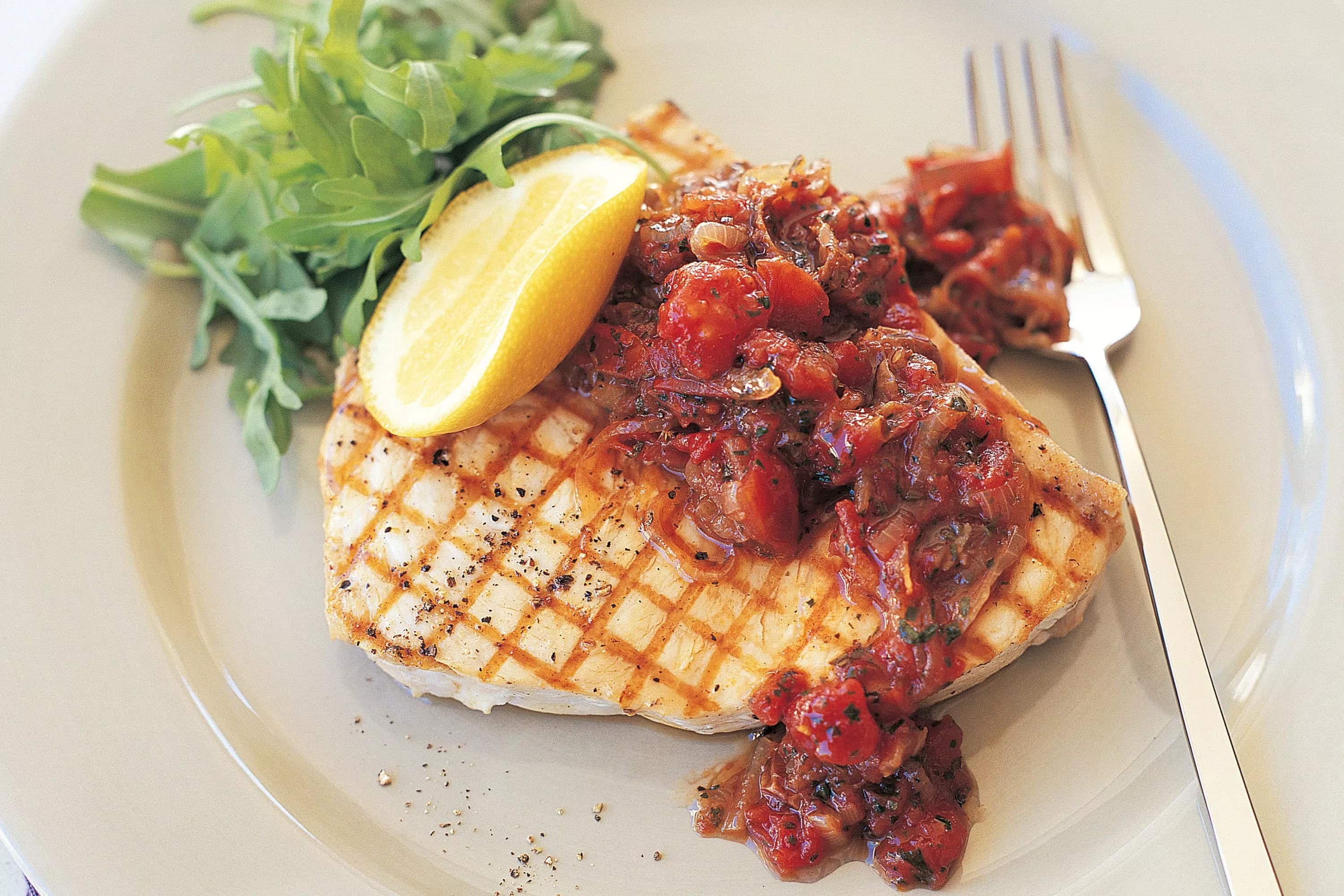 How to make Swordfish With Agrodolce Recipe