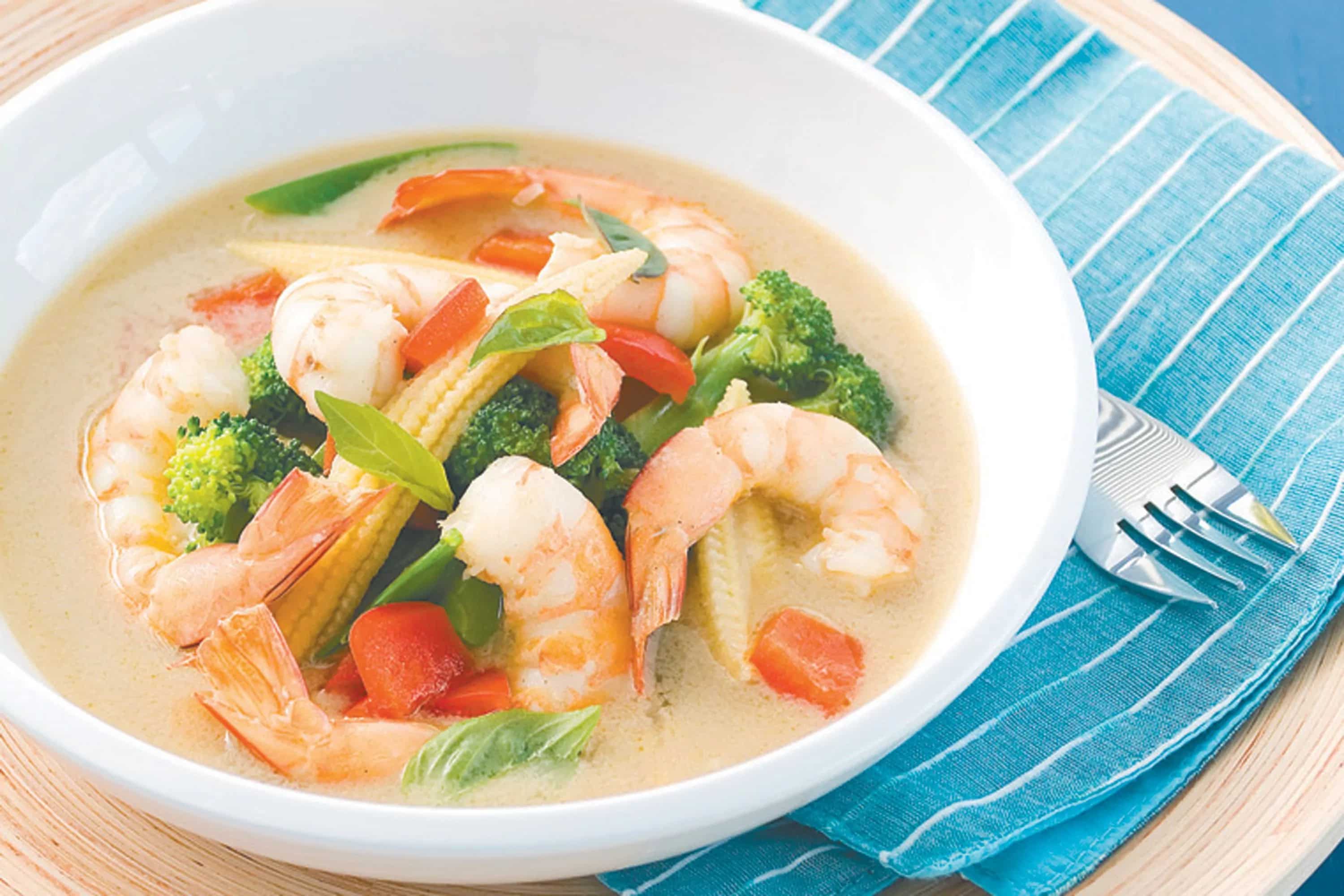 How to make Thai Green Curry Prawns Recipe