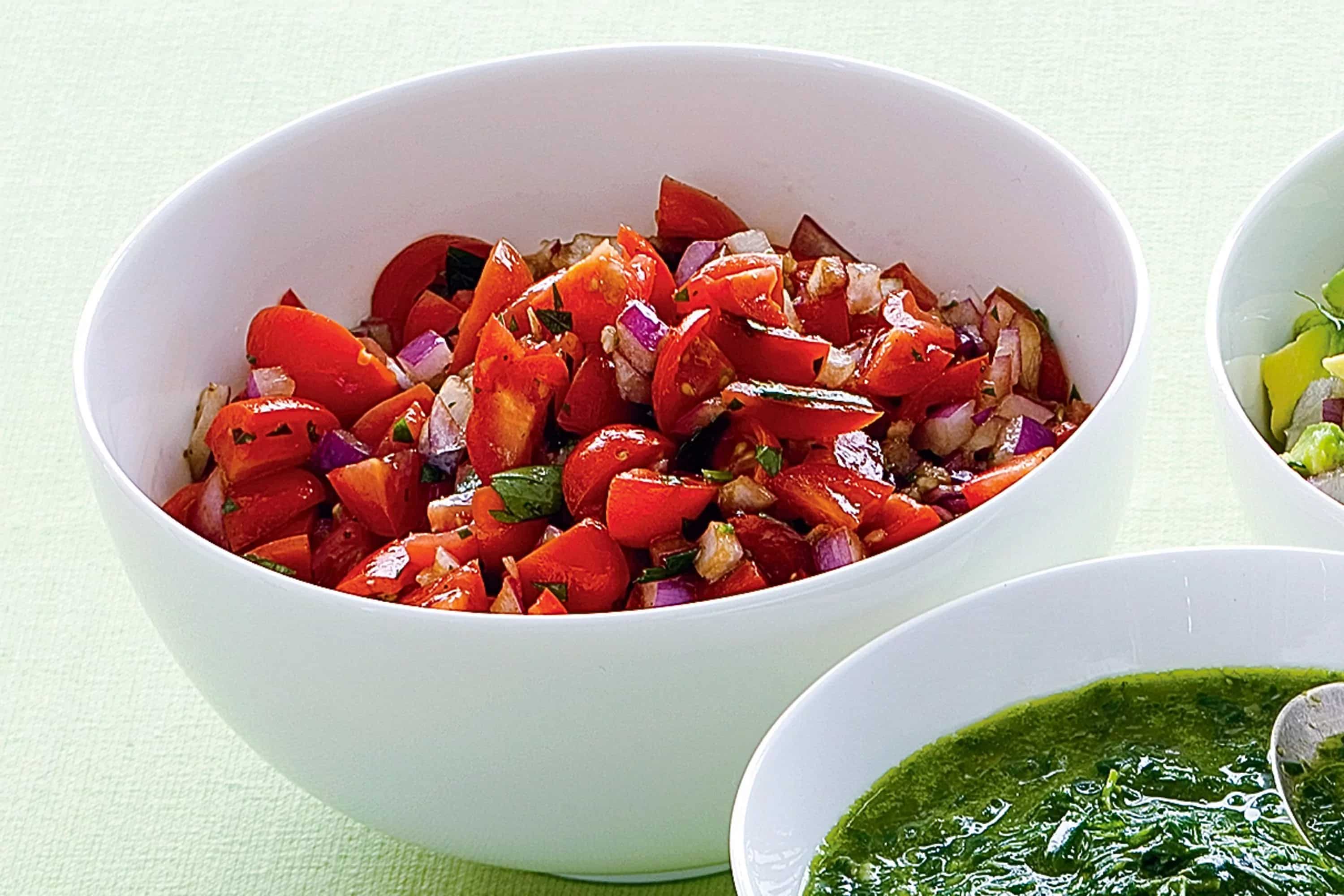 How to make Tomato Red Onion And Balsamic Salsa Recipe