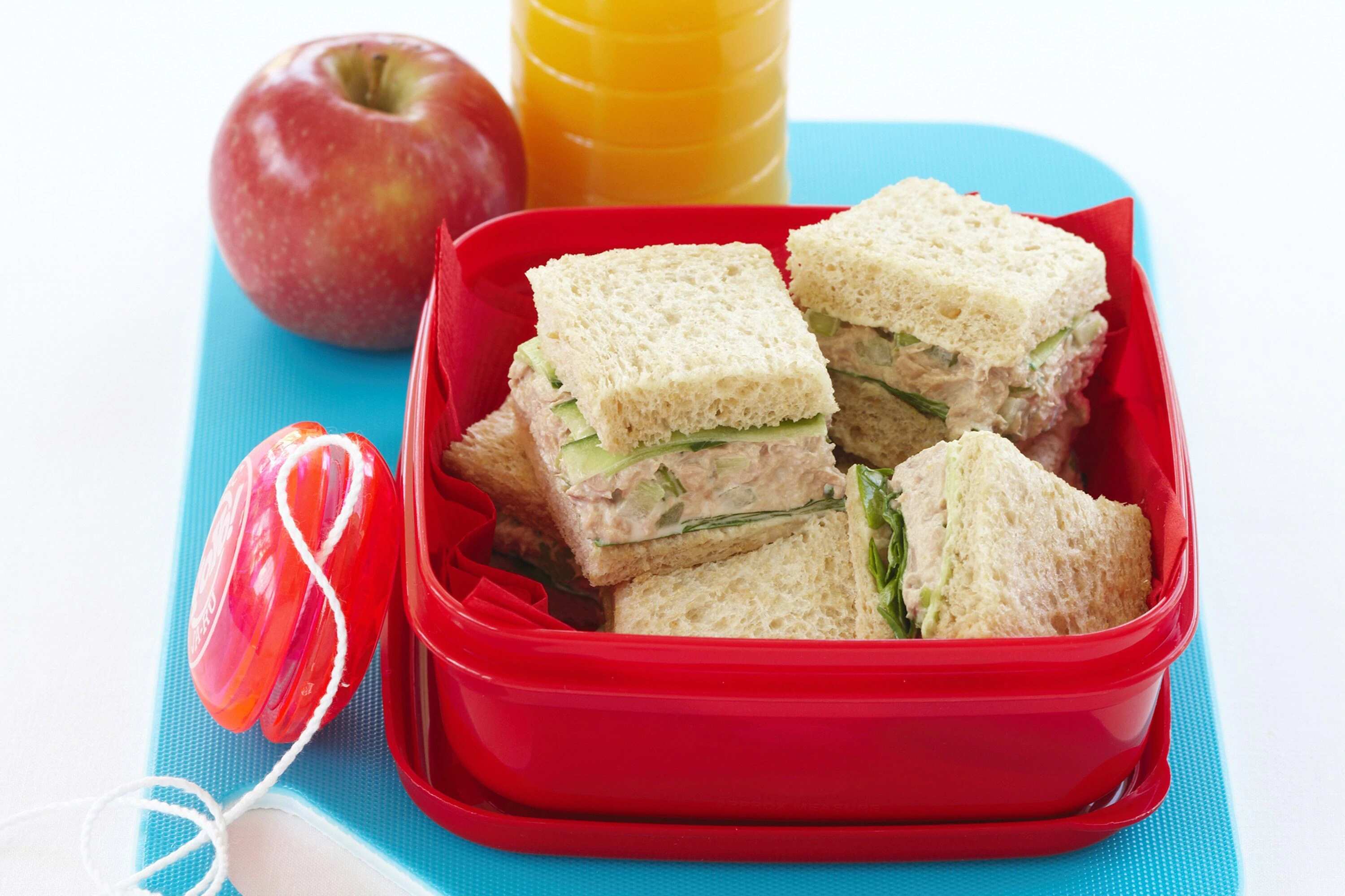 How to make Tuna Rocket & Cucumber Squares Recipe