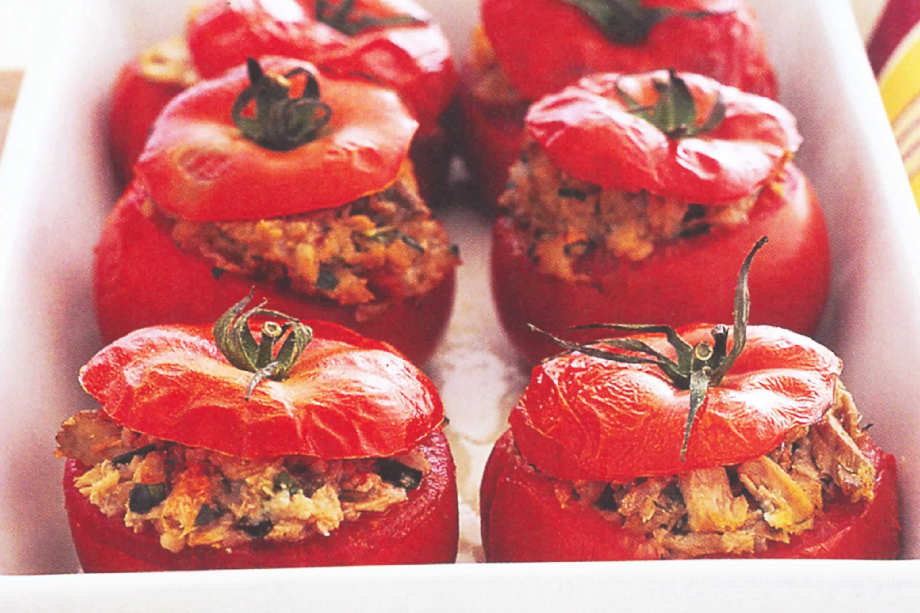 How to make Tuna-stuffed Baked Tomatoes Recipe