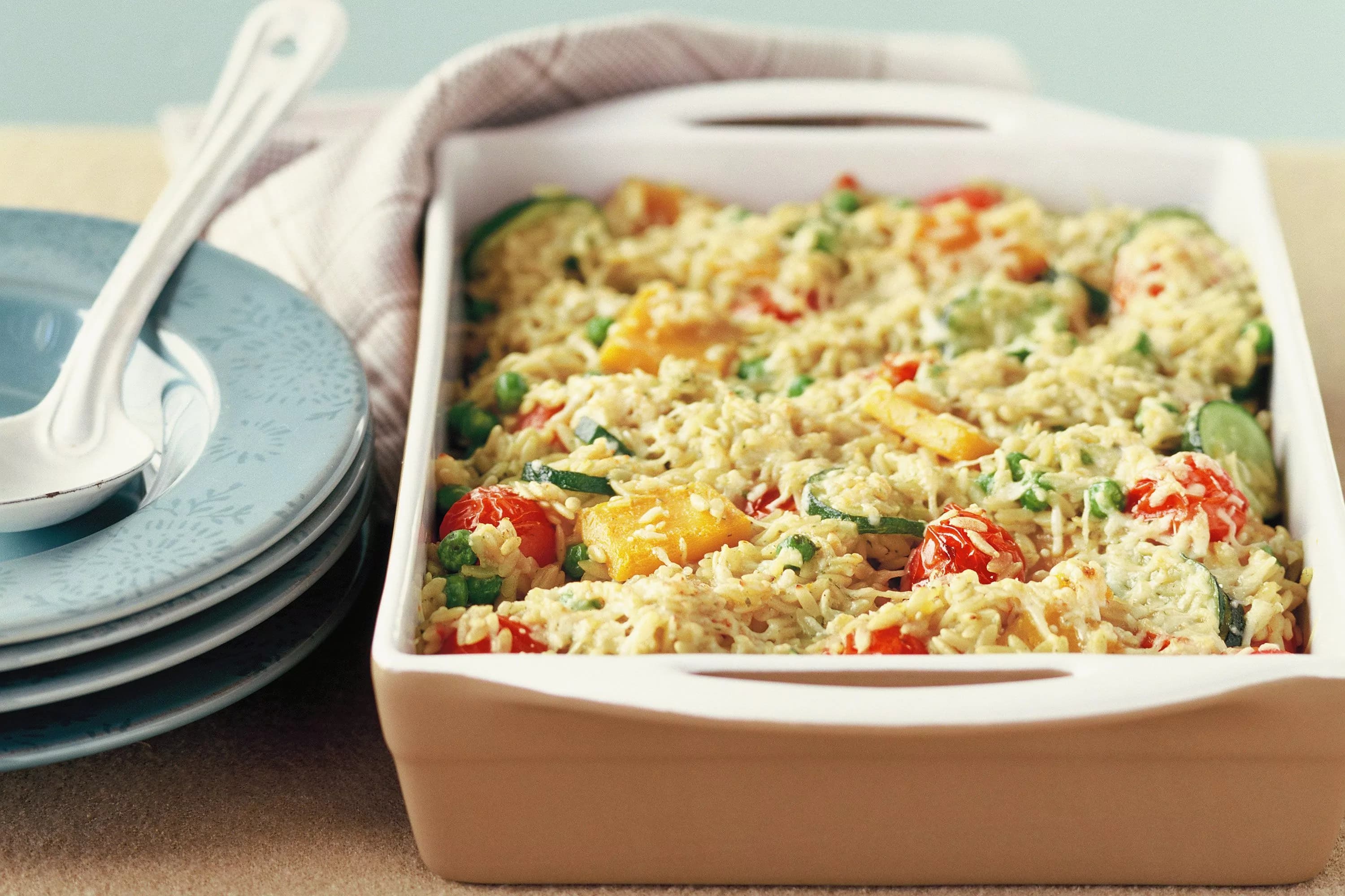 How to make Vegetable And Risoni Bake Recipe