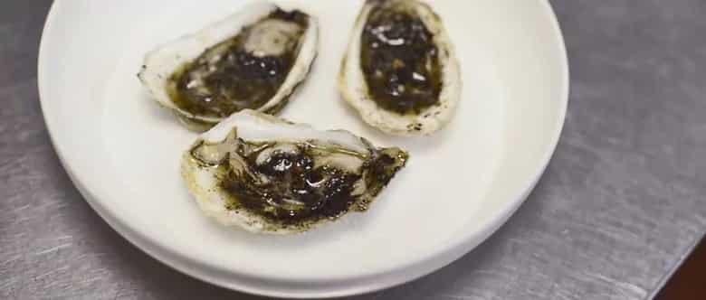 How to make Broiled Oysters With Scallion Ash Butter Brendan Mchale Recipe
