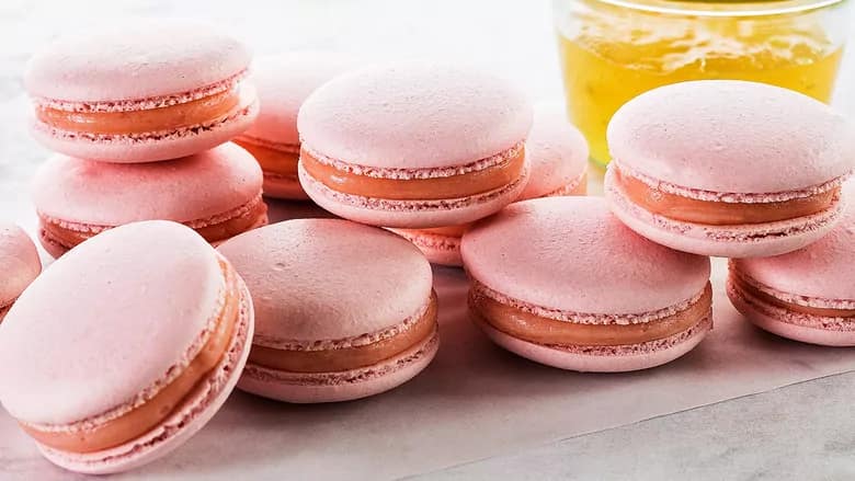 How to make Rose Champagne Macarons Recipe