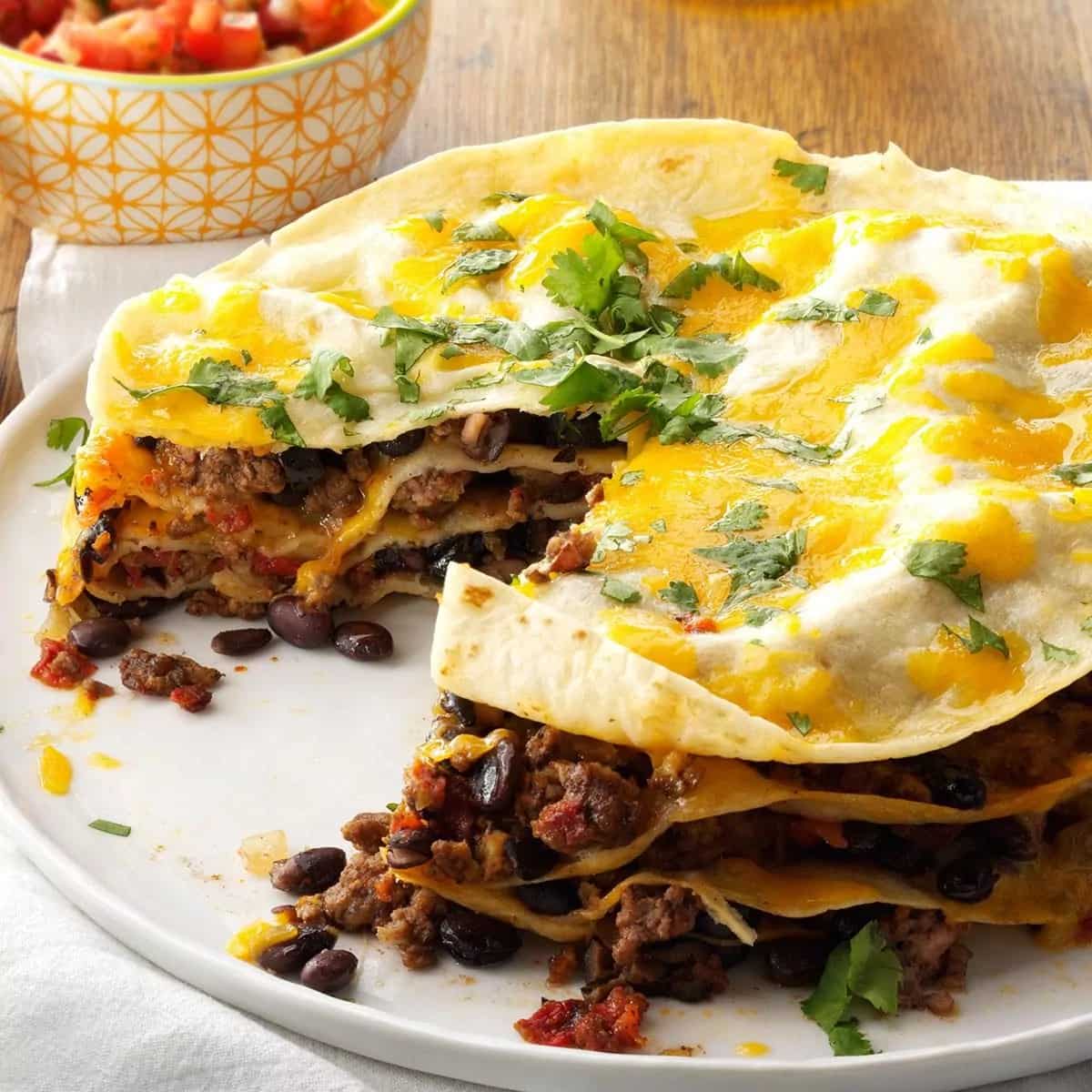 How to make Beef 'n' Bean Torta Recipe