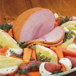 How to make Boiled Ham Dinner Recipe