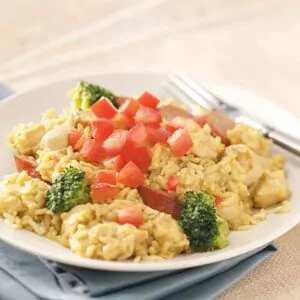 How to make Chicken & Kielbasa With Curried Rice Recipe