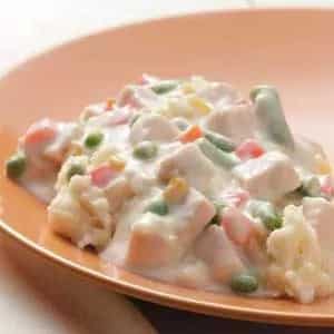 How to make Creamed Turkey On Mashed Potatoes Recipe