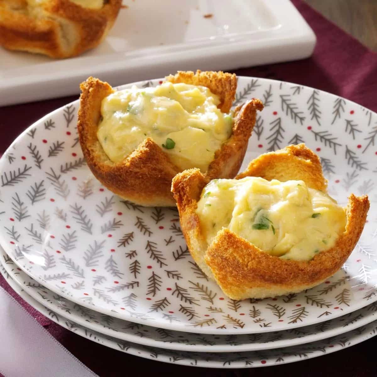 How to make Creamy Crab Toast Cups Recipe