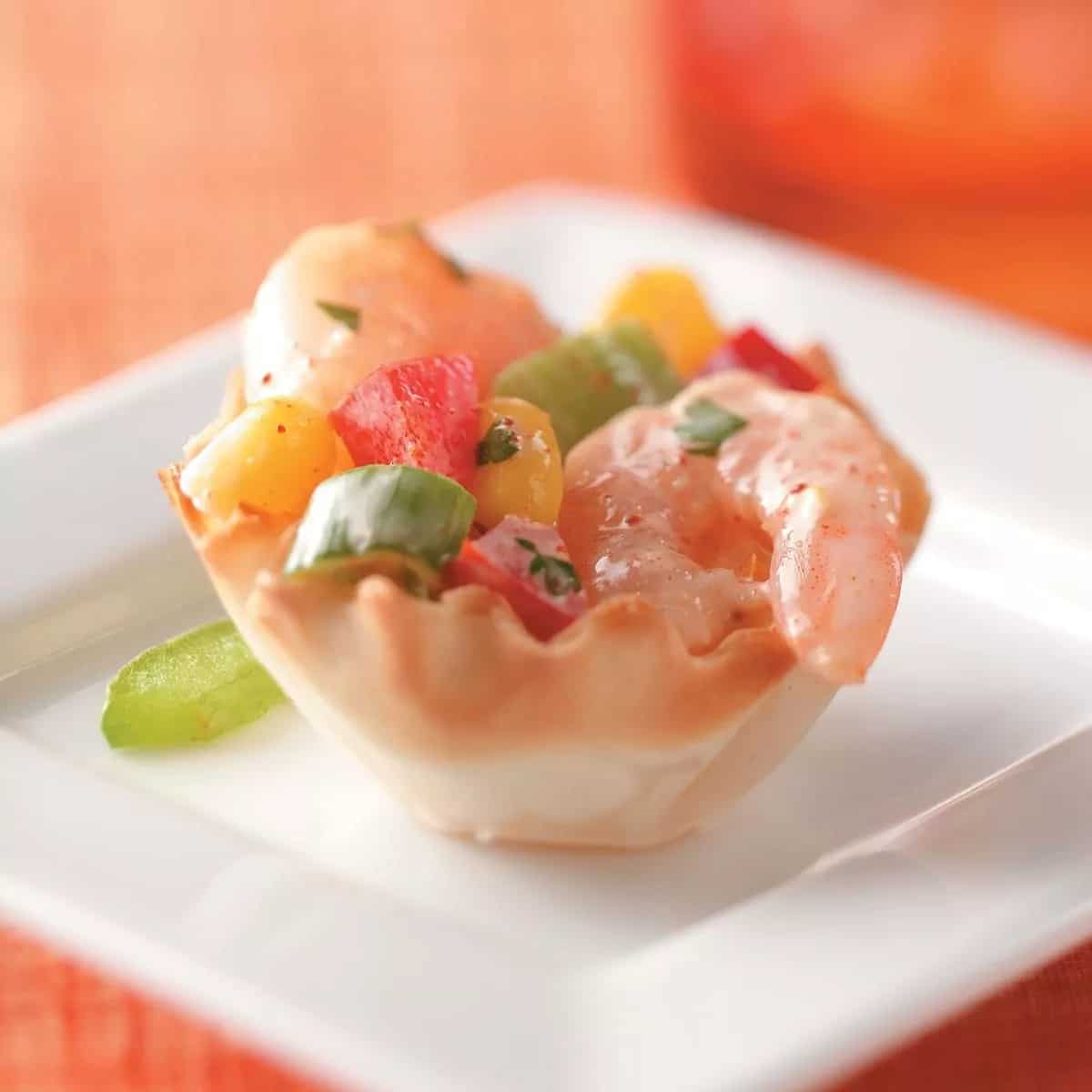 How to make Festive Shrimp Tarts Recipe