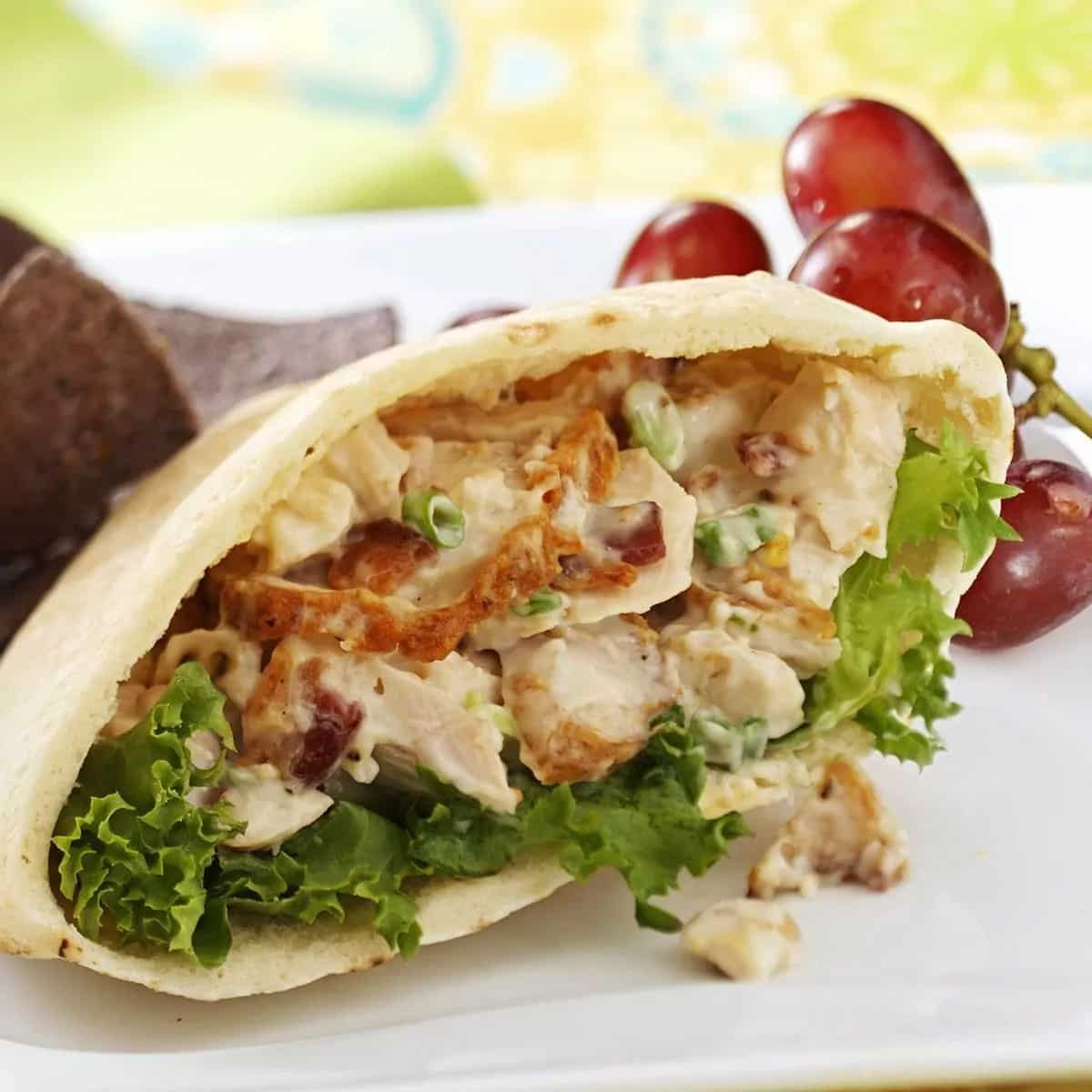 How to make Fried Chicken Pitas Recipe