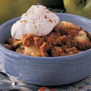 How to make Graham Cracker Apple Crisp For Two Recipe