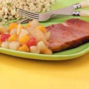 How to make Ham With Mixed Fruit Recipe