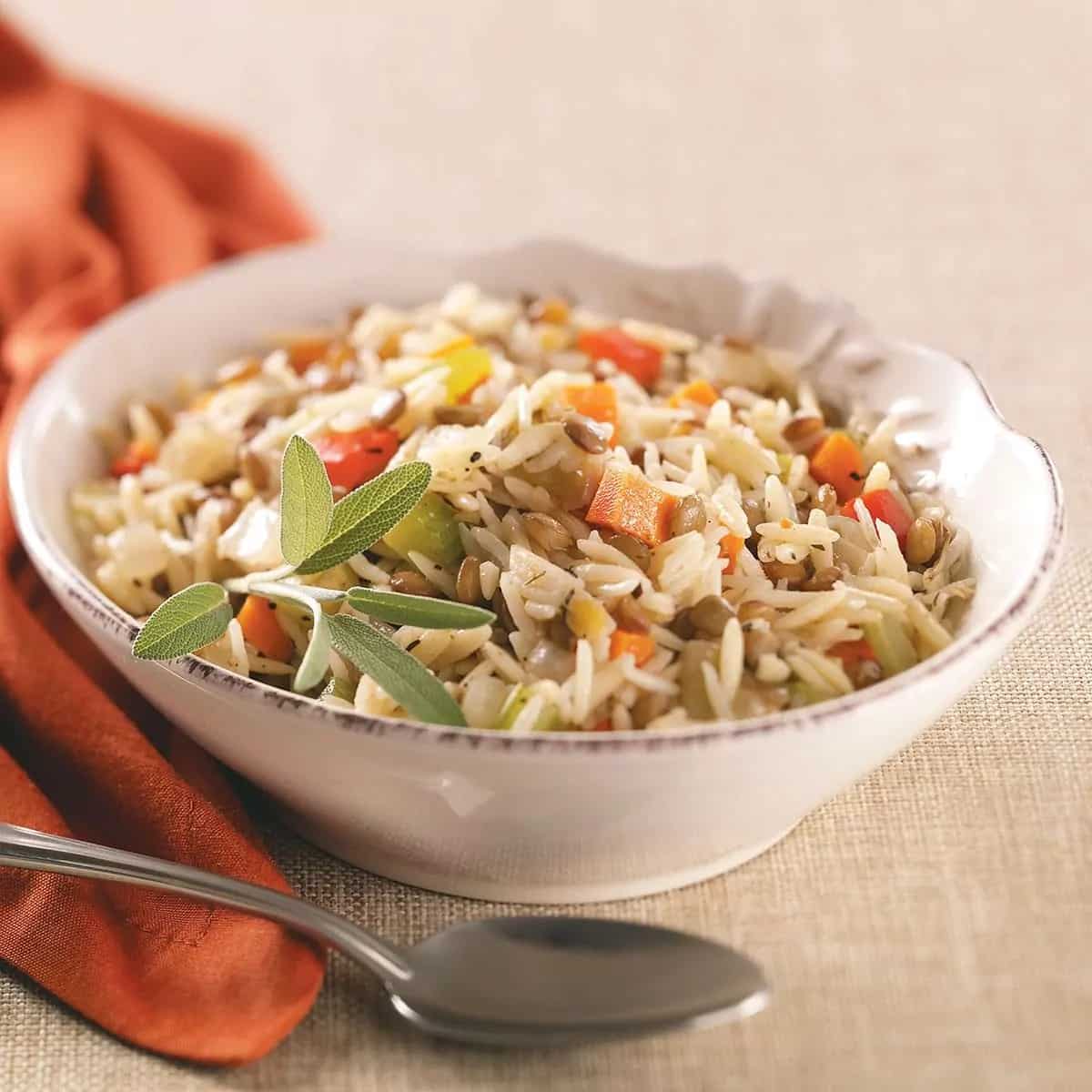 How to make Orzo-lentil Rice Recipe