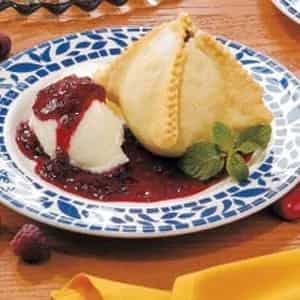 How to make Pear Melba Dumplings Recipe