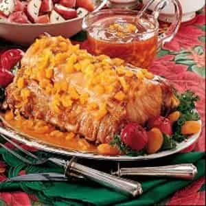 How to make Pork Roast With Fruit Sauce Recipe