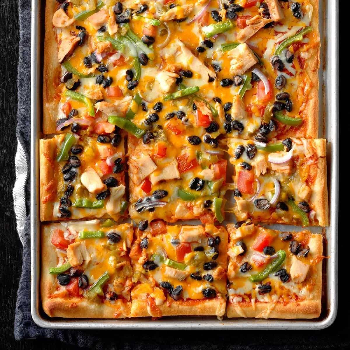How to make Santa Fe Chicken Pizza Pie Recipe