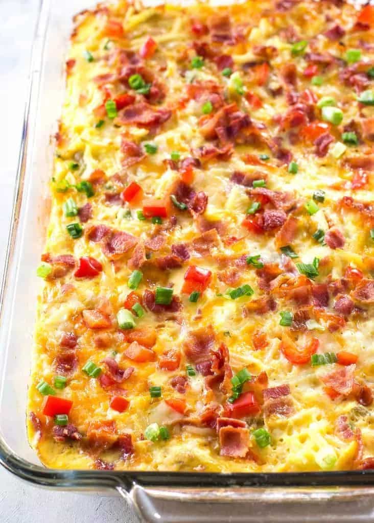 How to make Confetti Bacon Hash Brown Casserole Recipe