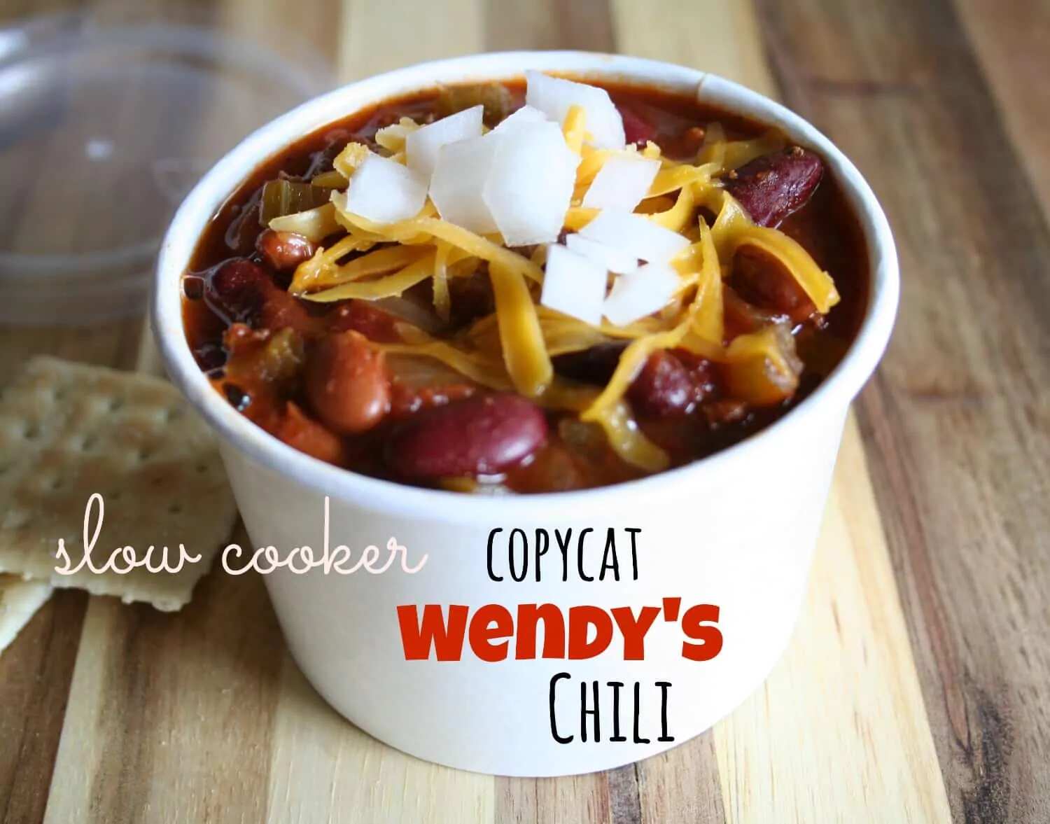 How to make Slow Cooker Wendy's Chili Recipe