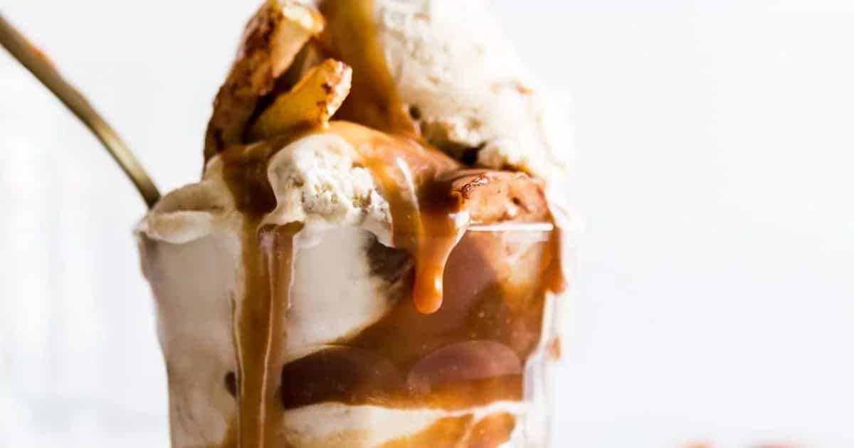 How to make Salted Caramel Apple Sundae Recipe