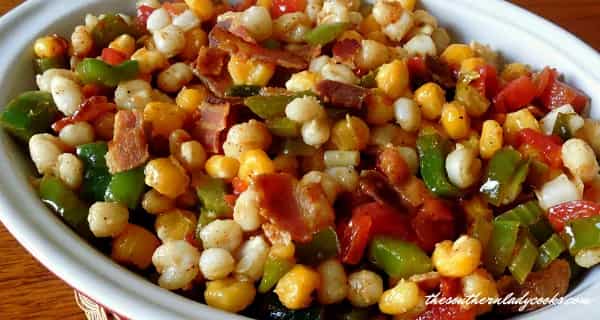 How to make Cajun Hominy Skillet Recipe