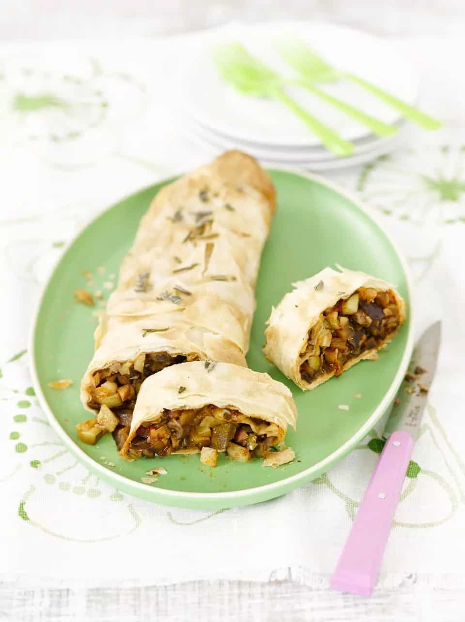 How to make Kosher Puff Pastry Beef Strudel Recipe