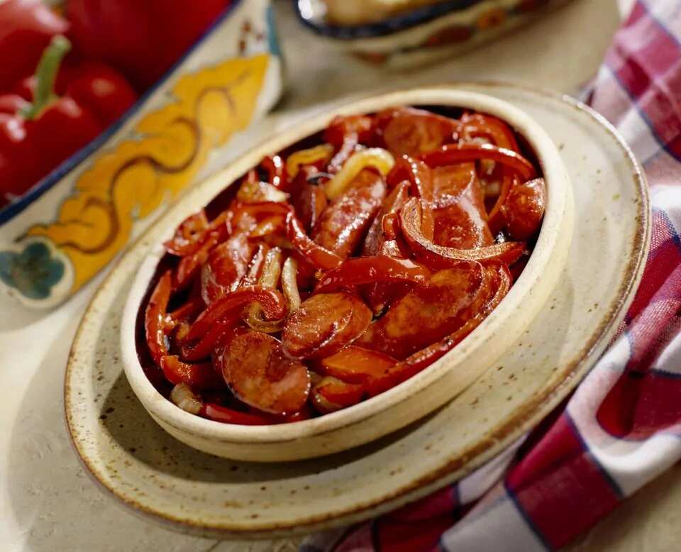 How to make Spanish Chorizo And Peppers Recipe