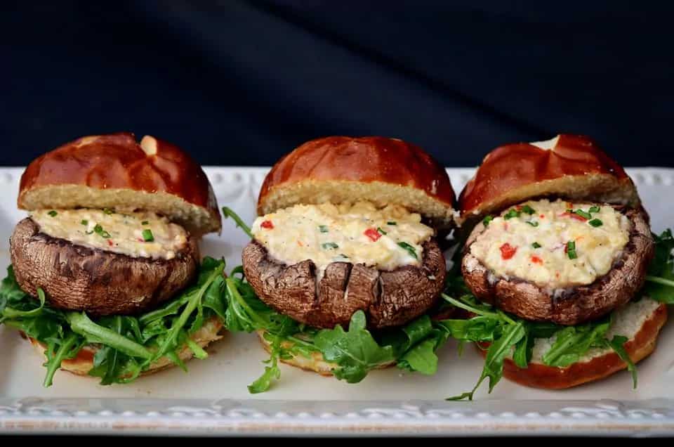 How to make Grilled Stuffed Mushroom Sliders Recipe