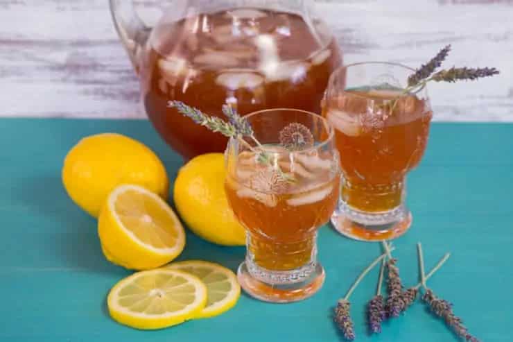 How to make Lemon Lavender Iced Tea Recipe