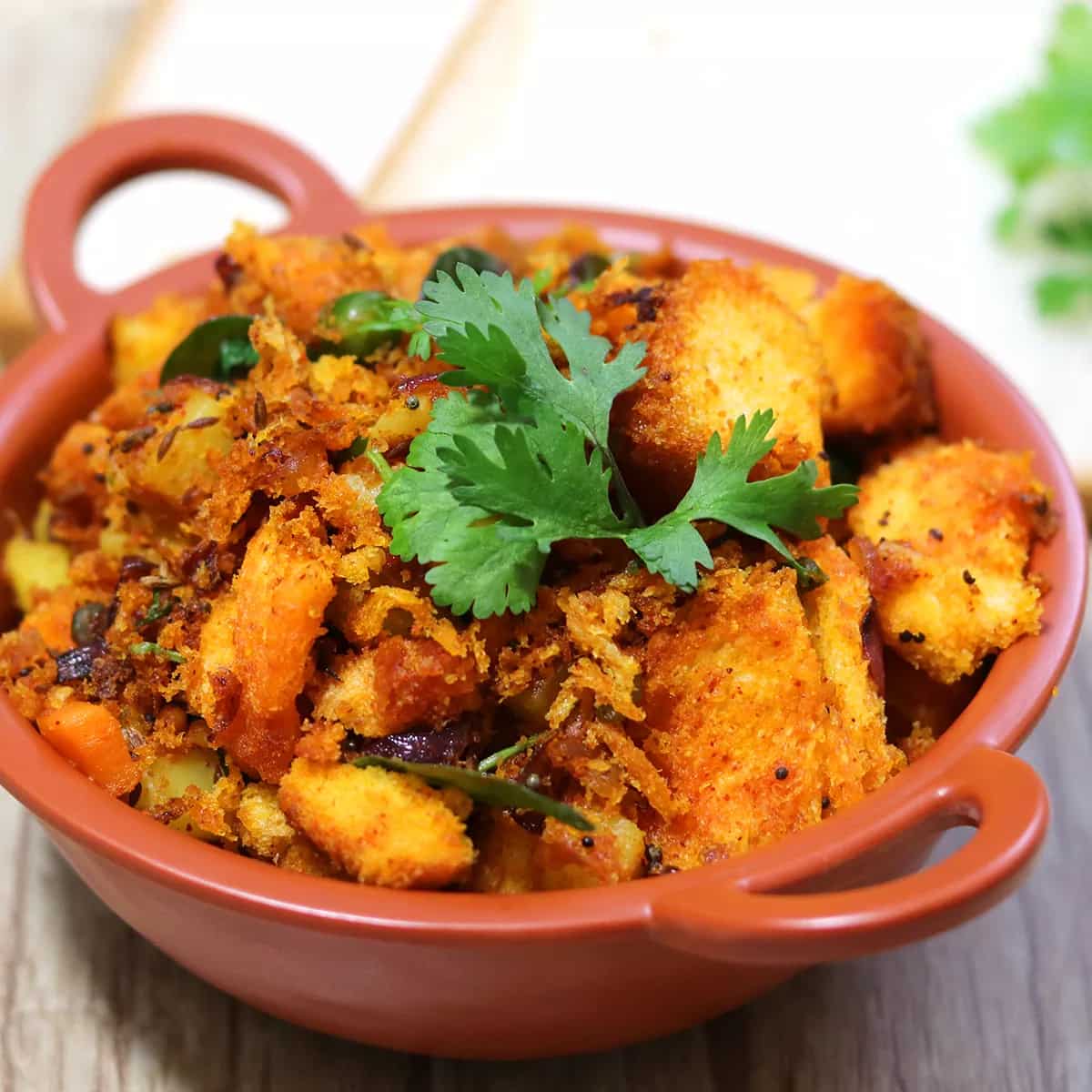 How to make Bread Upma Recipe