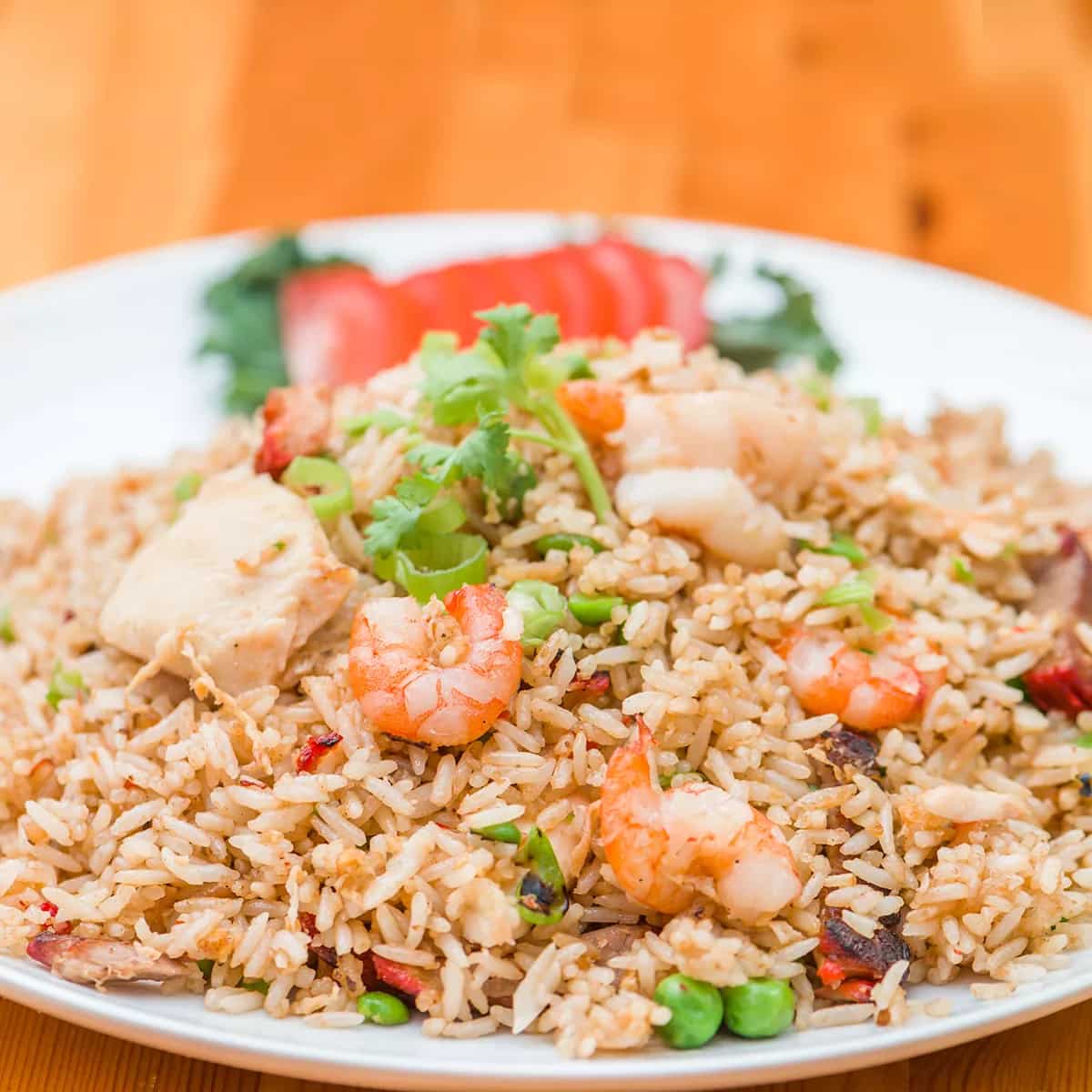 How to make Chicken And Prawn Fried Rice Recipe