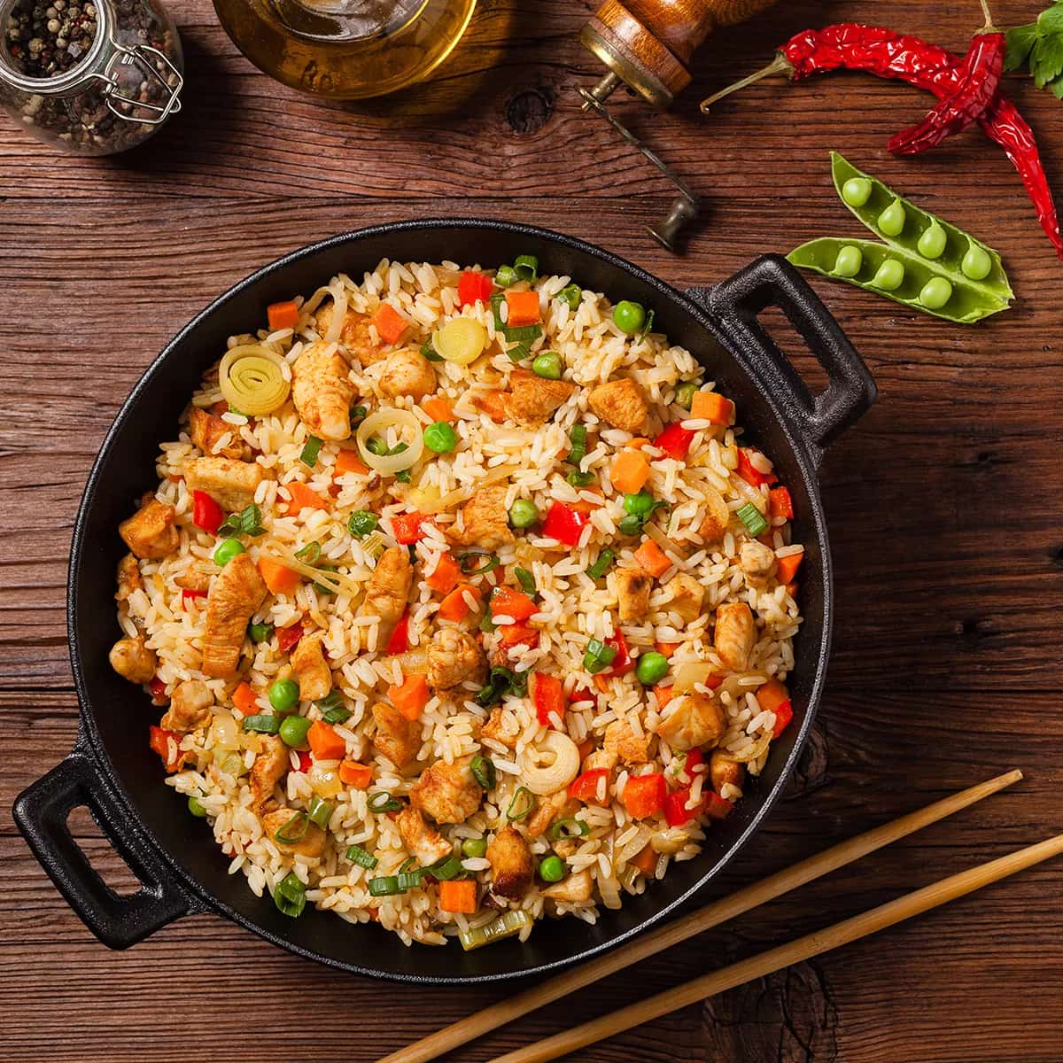 How to make Chinese Chicken Fried Rice Recipe