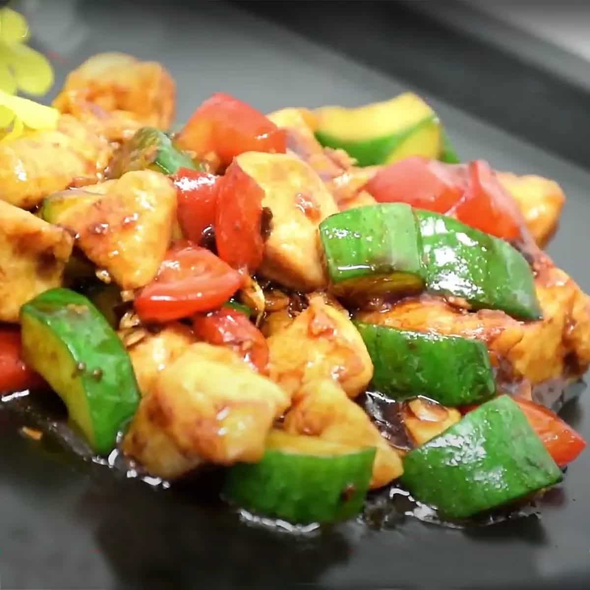 How to make Yellow Bean Chicken Stir Fry Recipe