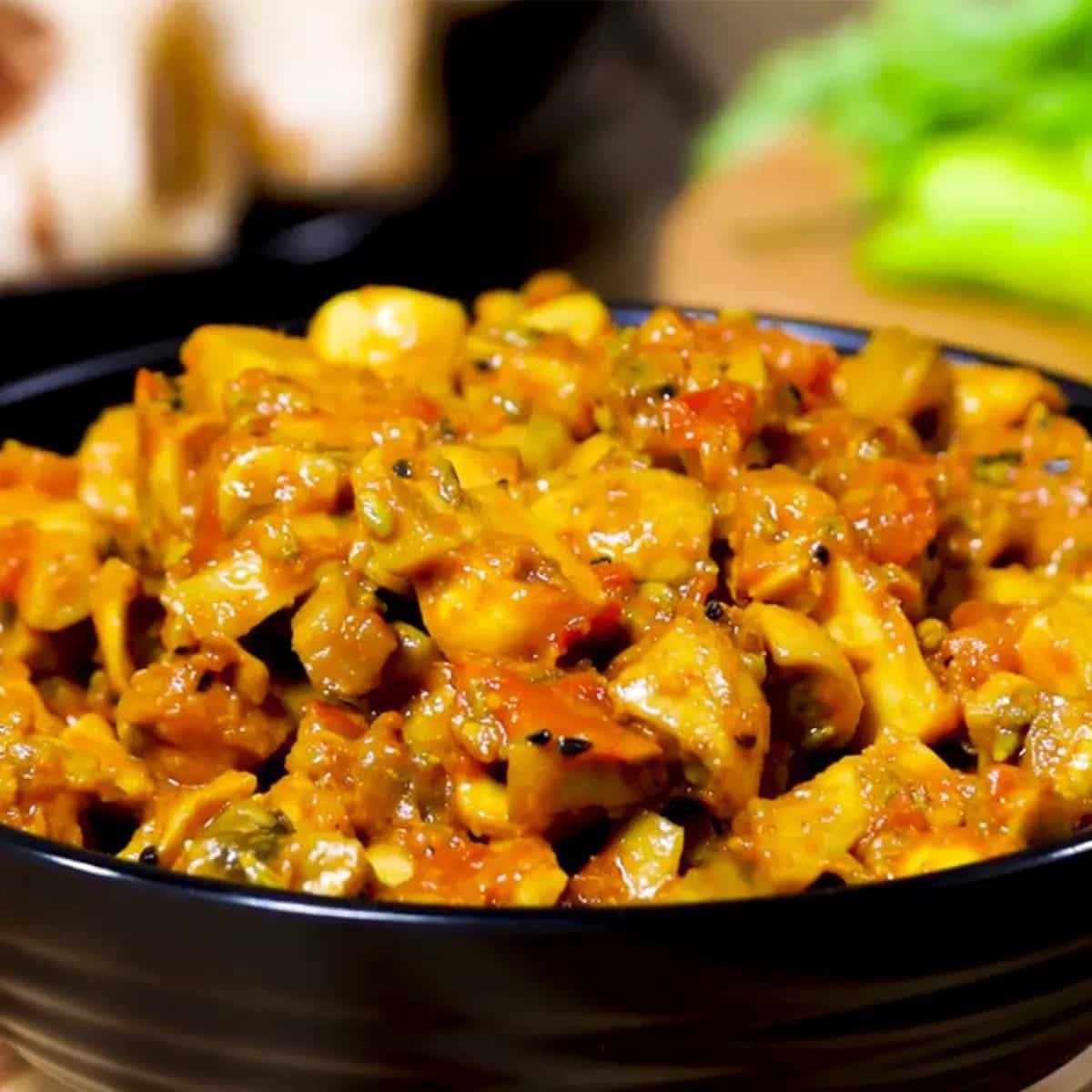 How to make Achari Mushroom Recipe