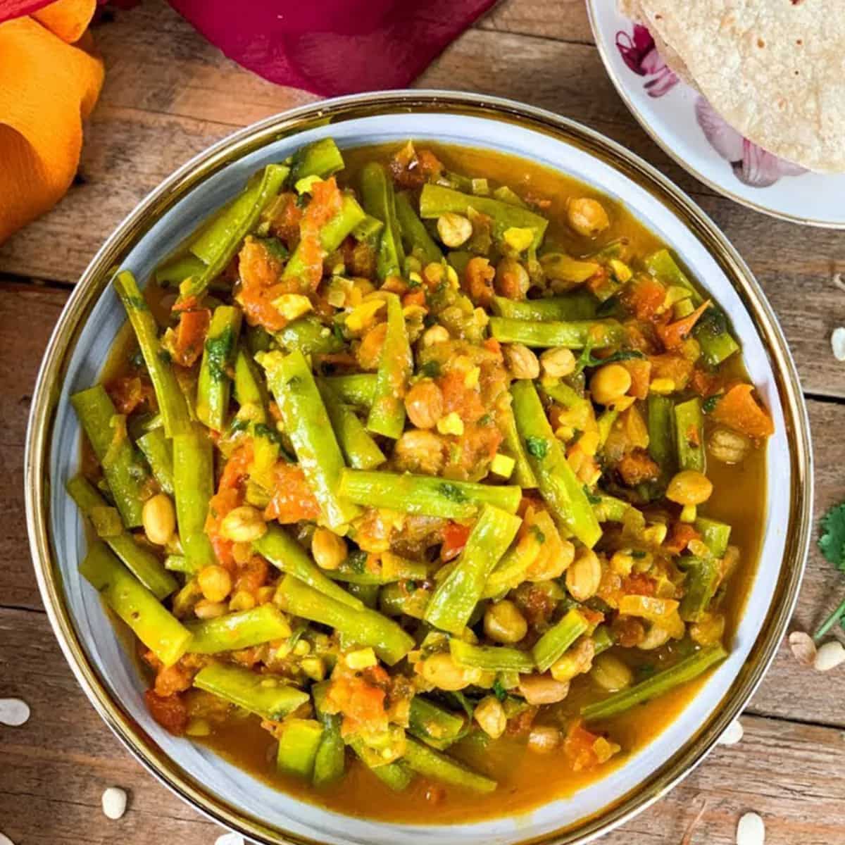 How to make Gawar Phali Masala Recipe