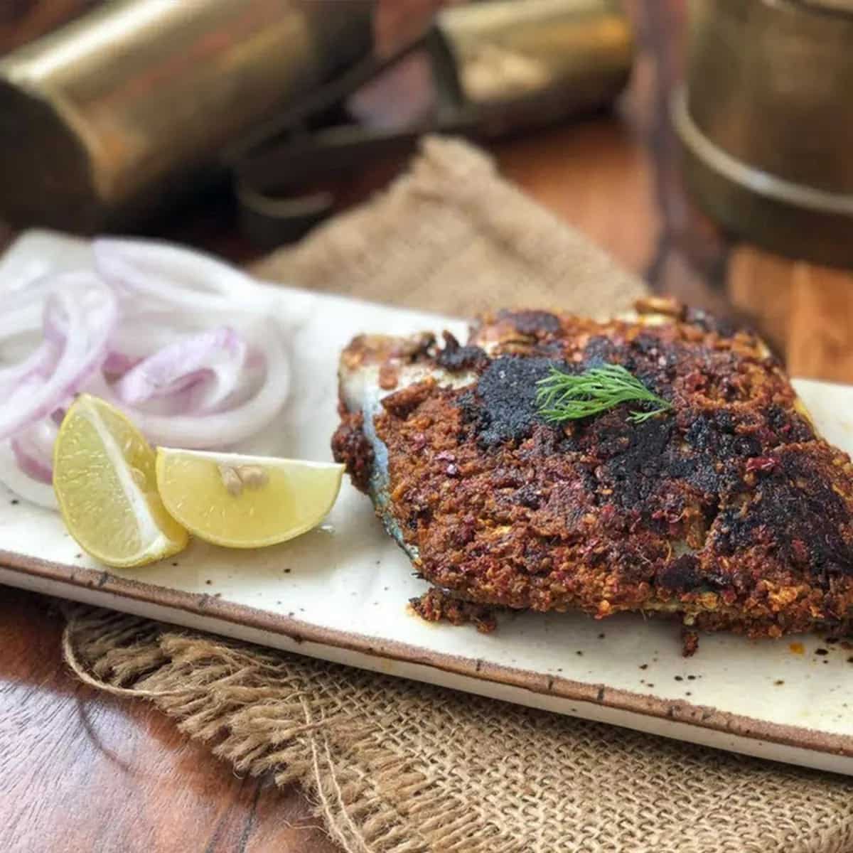 How to make Konkani Style Pomfret Fry Recipe