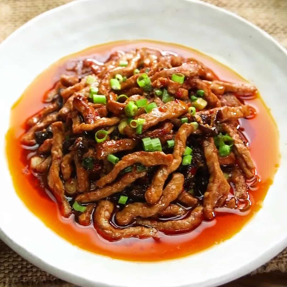 How to make Szechwan Fish Flavoured Shredded Pork Recipe