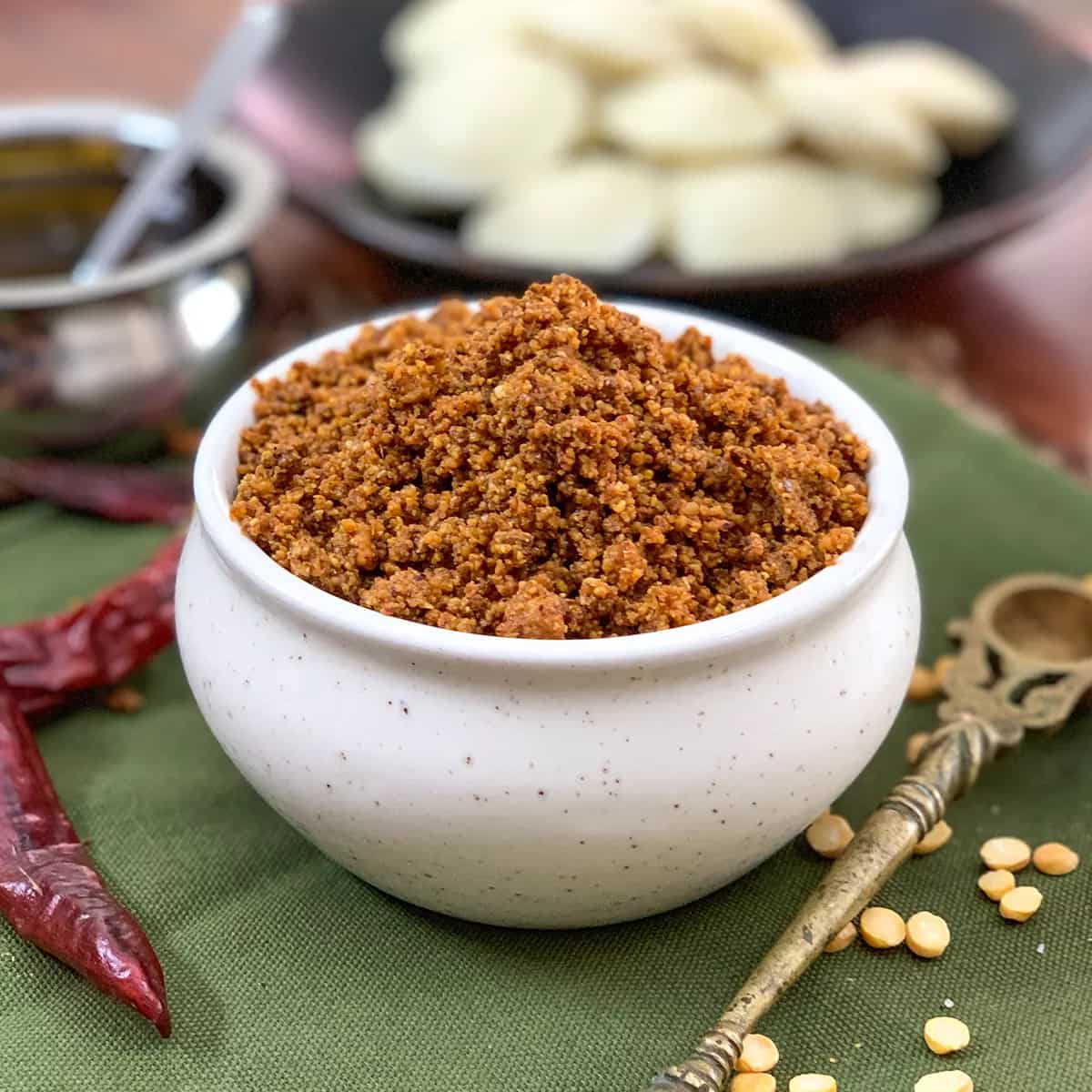 How to make Thangai Idli Podi Recipe