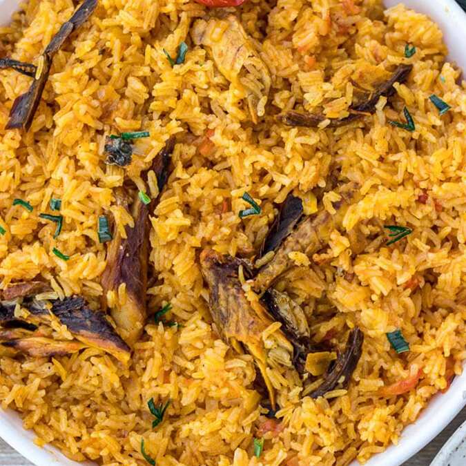 How to make Palm Oil Rice Recipe