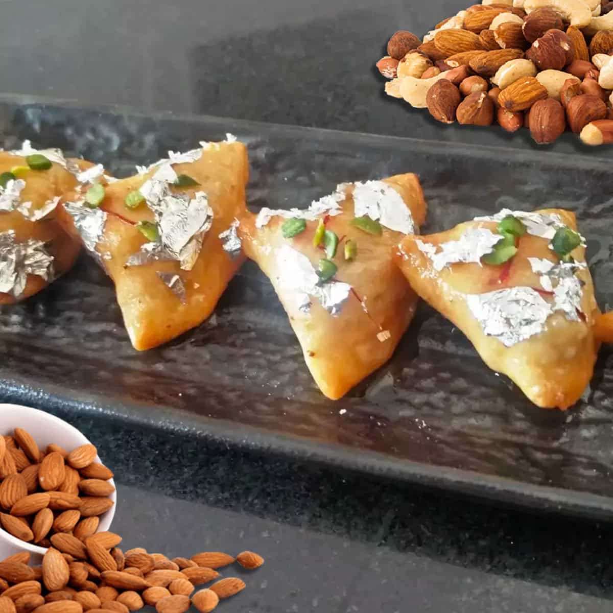 How to make Meethe Samosa/khoya Samosa Recipe