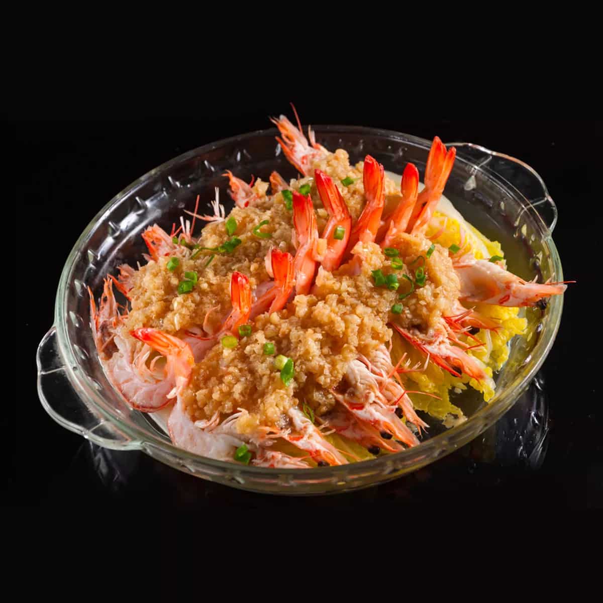 How to make Steamed Prawns With Garlic Recipe