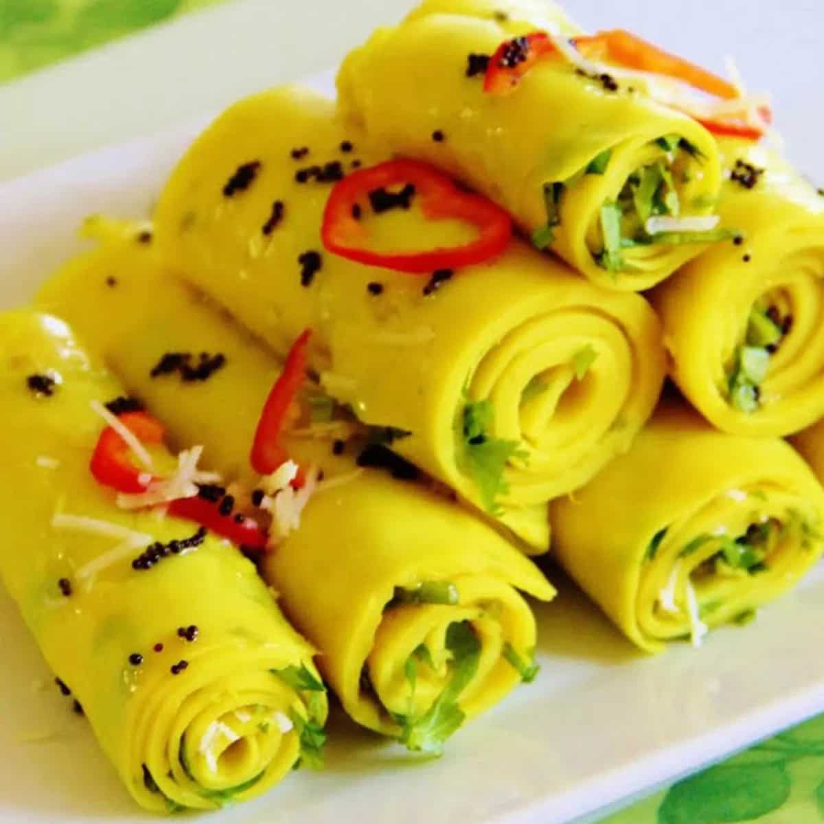 How to make Gujarati Khandvi Recipe