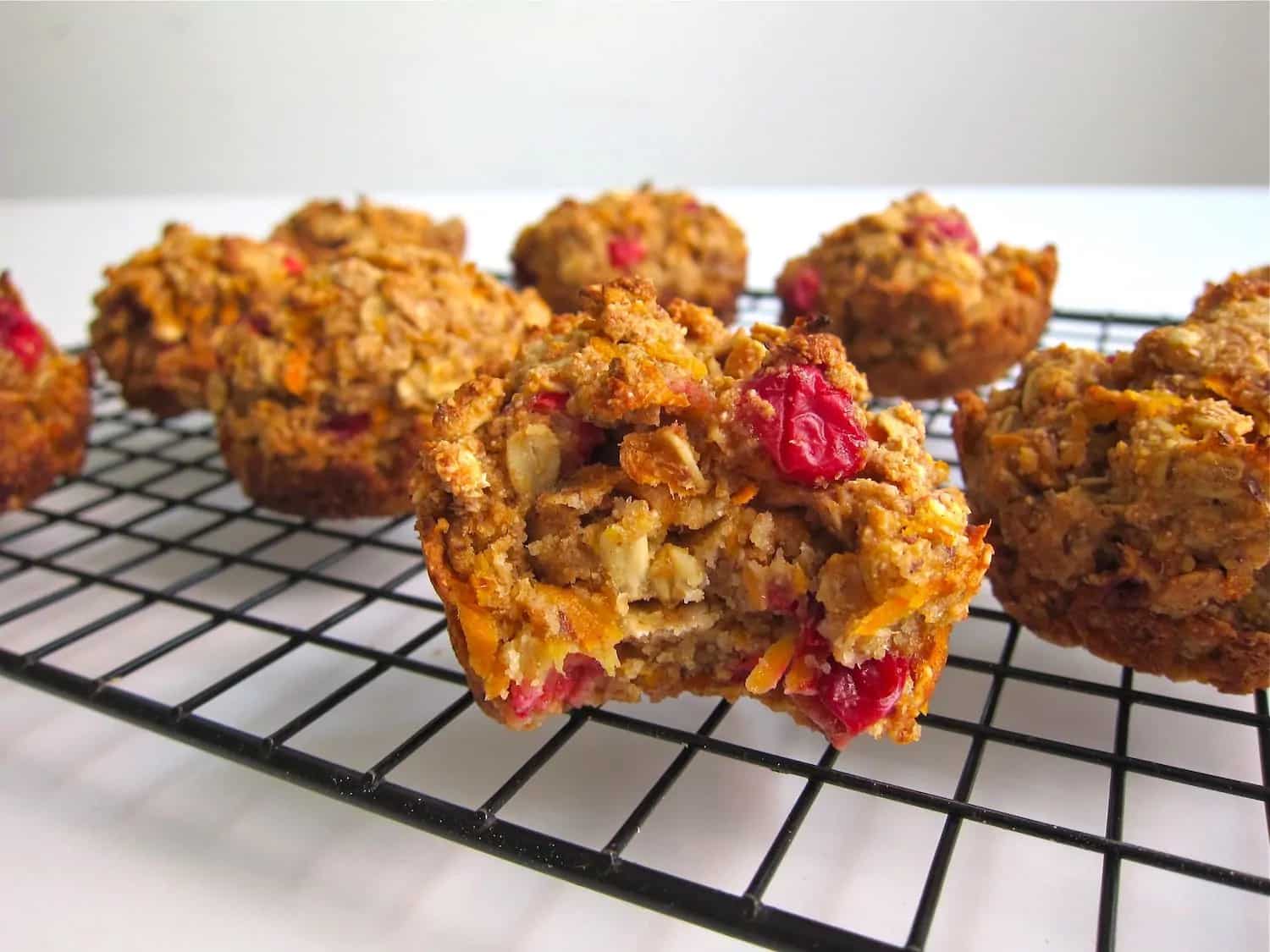 How to make Cran-apple Carrot Muffins Recipe