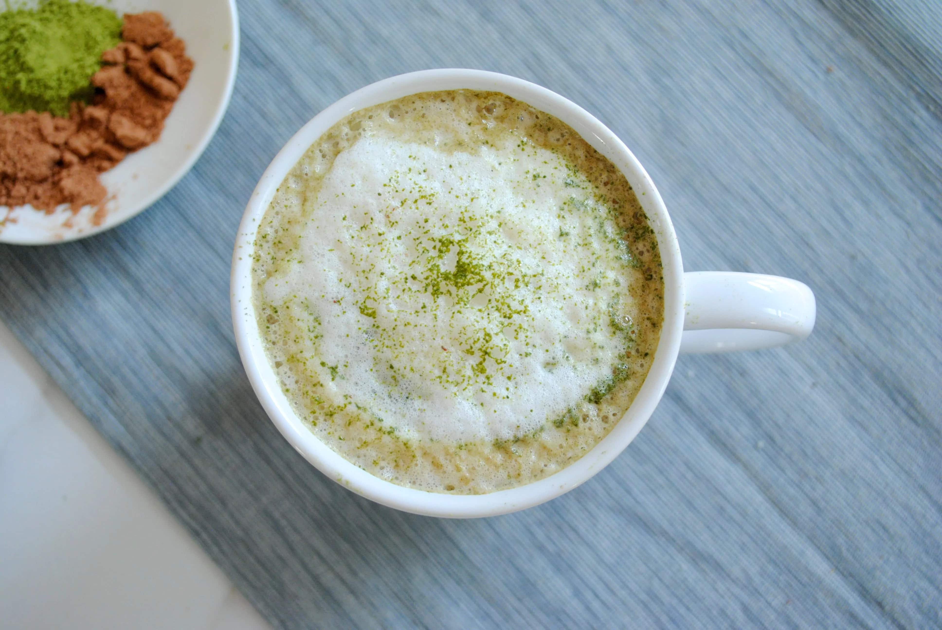 How to make Cocoa Matcha Latte Recipe