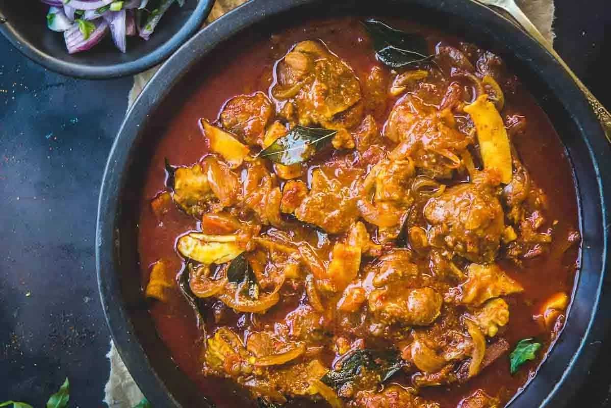 How to make Kerala Style Mutton Curry Recipe