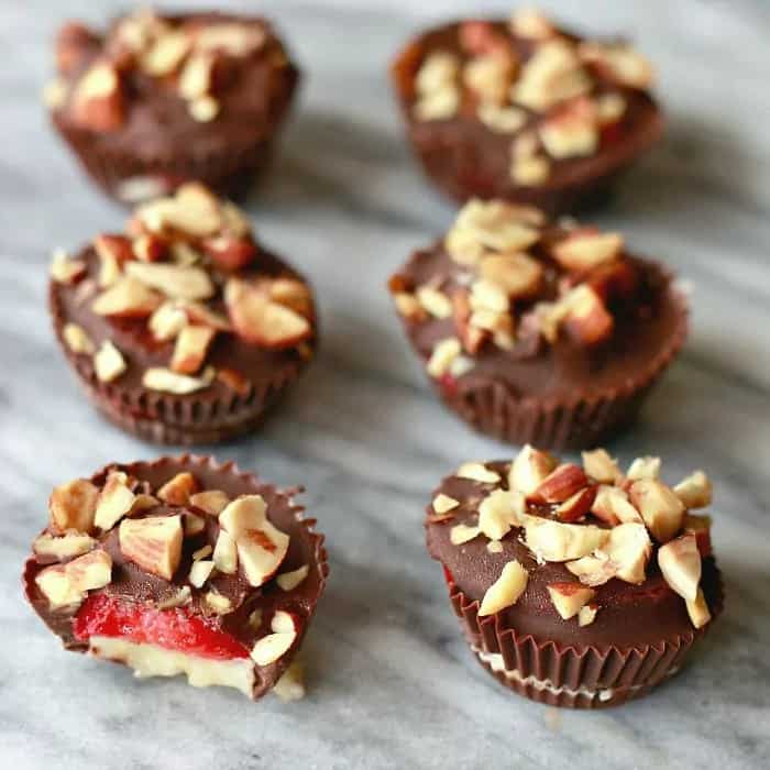 How to make Frozen Chocolate Covered Banana Split Bites Recipe